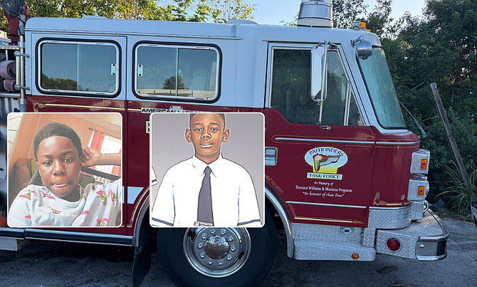 Fire truck donation honours two North Abaco boys | The Tribune